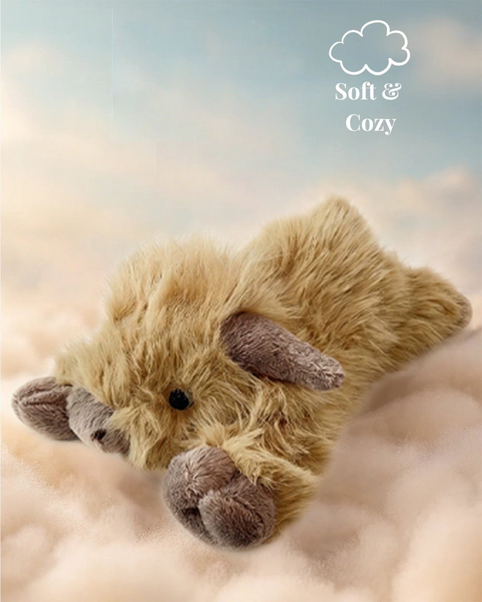 🎄Cute Cartoon Highland Cow Cuddly Toy - Christmas Gift Edition – Blaze ...